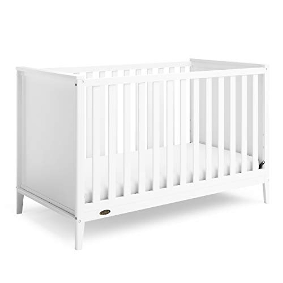 Graco Melbourne 3-in-1 Convertible Crib (White) – Converts from Baby Crib to Toddler Bed and Daybed, Fits Standard Full-Size Crib Mattress, Adjustable Mattress Support Base