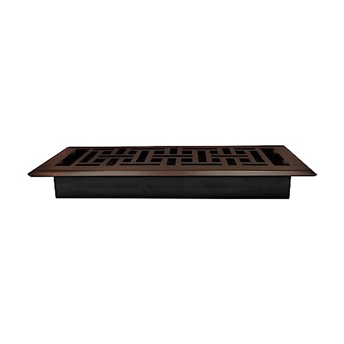 Decor Grates AJH410-RB Oriental Floor Register, 4x10 Inches, Rubbed Bronze Finish