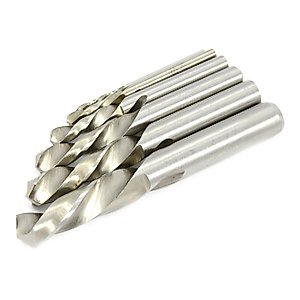 Forney 20510 Drill Assortment, Industrial Pro Left Hand HSS Screw Machine Length Stubby, 6-Piece
