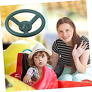 INOOMP Steering Wheel Parts Outdoor Swing Outdoor Play Toys for Kids Round Swing Playground Swing Accessories Wood Backyard Play Set Wheel Park Swing Wheel Replacement Swing Seat Toys