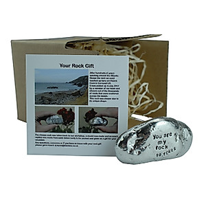 Pirantin 10th Anniversary 100% Tin You are My Rock Gift Idea - Solid Metal Heavy Rock Gift for 10 Year Anniversary