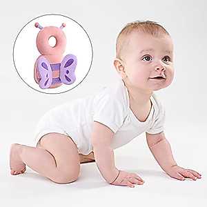 SYSUII Baby Head Protector for Baby Toddler Walker, Adjustable Baby Safety Pad Cushion Pillow Backpack Wear Baby Back Protection for Crawling and Walking for 4-24 Months Boys Girls