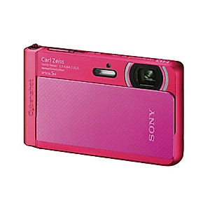 Sony DSC-TX30/P 18 MP Digital Camera with 5x Optical Image Stabilized Zoom and 3.3-Inch OLED (Pink)