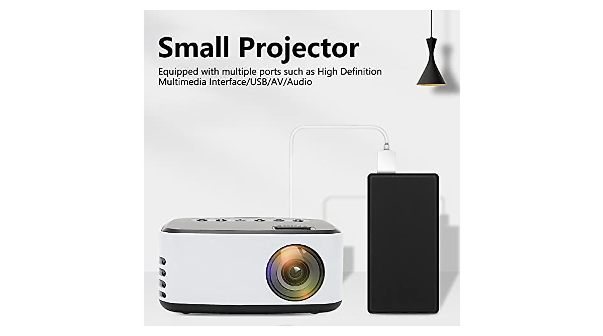 Mini WiFi Projector 1080P Portable Home Theater & Gaming
