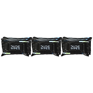 DUDE Wipes Flushable Wipes - 1 Pack, 48 Wipes - Unscented Wet Wipes with Vitamin-E & Aloe for at-Home Use - Septic and Sewer Safe