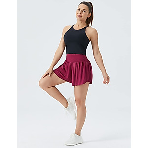 THE GYM PEOPLE Women's Cross Back Sports Bra Halter Neck Workout Crop Tank Tops with Removable Pads Black