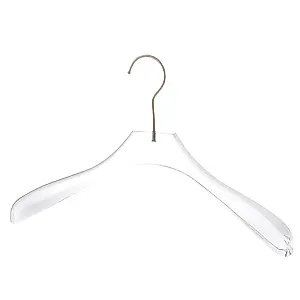 ZHYHSM-111 Acrylic Clothes Rack Clothing Store Display Clothes Rack Crystal Acrylic Hanging Clothes Racks