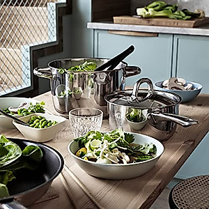 IKEA Thick Base/Aluminium/Stainless Steel Pot with lid,5L_Sold by Bunnings Home