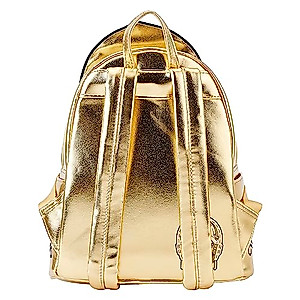 Loungefly Star Wars C-3PO Embroidered Day of the Dead Cosplay Womens Double Strap Shoulder Bag Purse