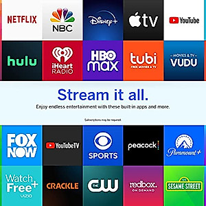 VIZIO 55-Inch V-Series 4K UHD LED HDR Smart TV Apple AirPlay and Chromecast Built-in, Dolby Vision, HDR10+, HDMI 2.1, Auto Game Mode and Low Latency Gaming, V555-J01, 2021 Model (Renewed), 55 inches