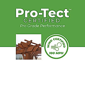 Backyard Discovery Ashland 14 ft. x 10 ft. All Cedar Wood Pergola