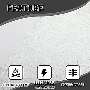 Wesnoy 1708 Fiberglass Cloth Roll 6" Wide by 360" Fiberglass Mat Material Roll with 3 Fiberglass Roller Tools Kit Fiberglass Repair Kit Fiberglass Filler Fiberglass Sheet for Boat Tub Shower Repair