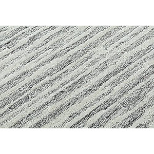 NUSTORY Hand Tufted - Area Rug - Grey Silt - Rectangle - 7'6" x 9'6"