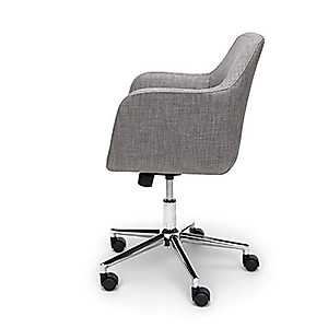 OFM ESS Collection Upholstered Home Office Desk Chair, Grey