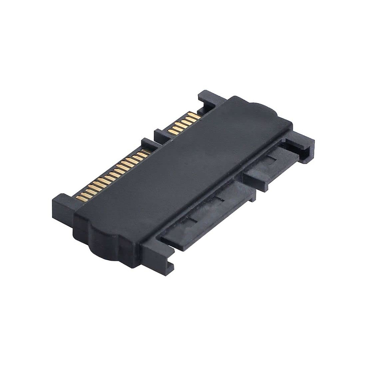 chenyang CY 3.5 & 2.5inch SATA 22Pin 7+15 Male to SATA 22P 7+15 Male Extension convertor Straight Adapter