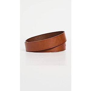Madewell Western Chunky Buckle Belt English Saddle MD