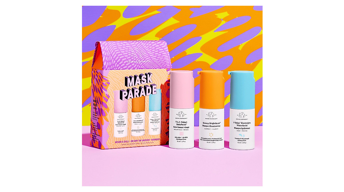 Drunk Elephant Mask Parade Kit | Skincare Gift Set for Glowing Skin