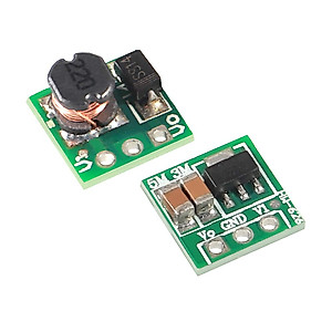 AITRIP 10PCS DC-DC Boost Converter Module,1.5V 1.8V 2.5V 3V 3.3V 3.7V 4.2V to 5V DC-DC Step Up Power Module Voltage Boost Converter Board 0.9-5V to 5V