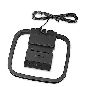 TNP AM Loop Antenna 2 Pin Cable Bare Wire (5ft) for Home Tabletop Stereo Radio Sound Receiver, Yamaha, Onkyo, Denon