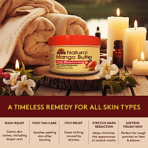 Okay Mango Butter100% Natural | Deep Conditioning , Hydration & Smooth | 7 Oz (Package May Vary)