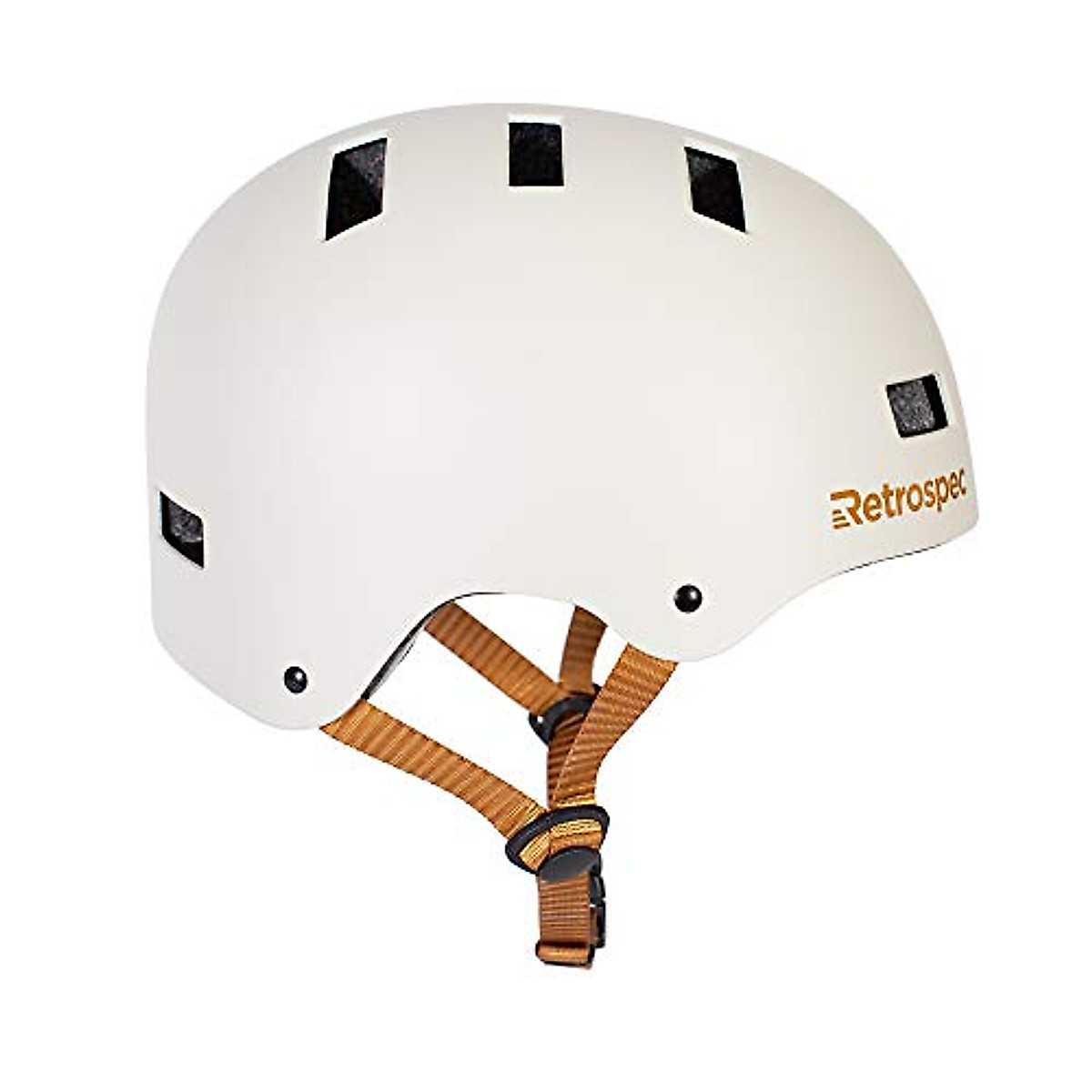 Retrospec Dakota Bicycle / Skateboard Helmet for Adults - Commuter, Bike, Skate, Scooter, Longboard & Incline Skating - Impact Resistant & Premium Ventilation- Matte Eggshell 2020