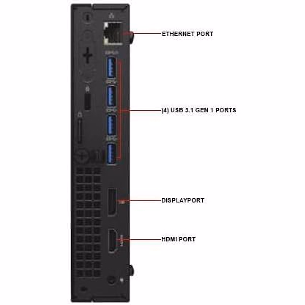Dell OptiPlex 7050 Mini PC Desktop Computers, Intel Core i5-7500 2.7GHz, 32GB RAM, 512GB SSD, Windows 10 Pro (Renewed)