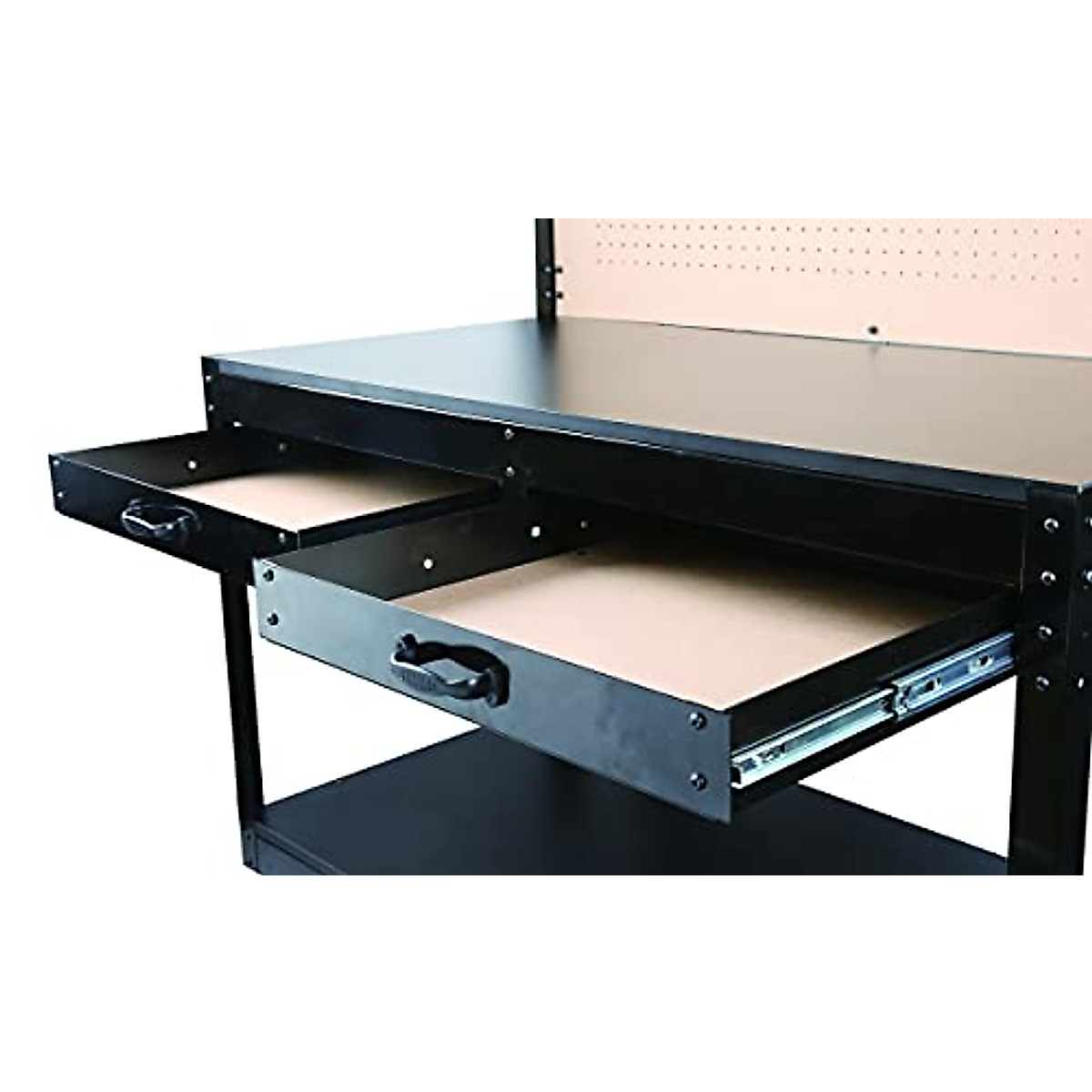Olympia Tools Multipurpose Workbench With Power Outlets and Light, 410-014-0111 , Black