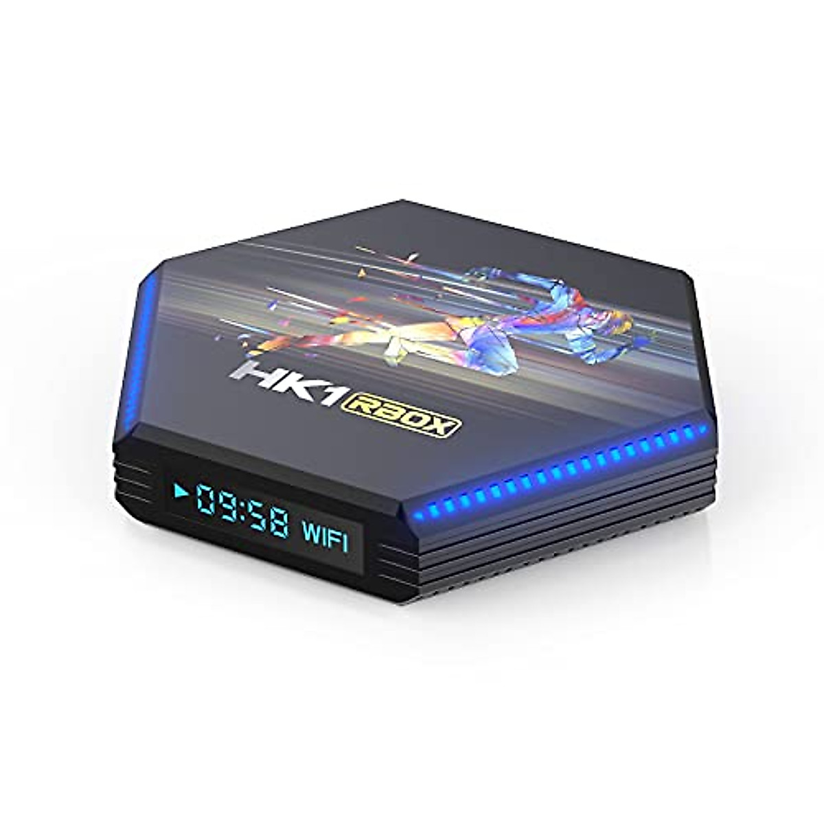 Android 11.0 TV Box 4GB RAM 64GB ROM HK1 Box R2 Smart TV Box RK3566 Quad-Core 8K/1000M LAN/1080P/USB 3.0/H.265/WIFI 2.4G/5G BT 4.1 Android TV Box Media Player
