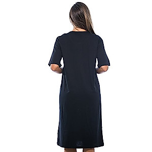 4361-116-3X Just Love Short Sleeve Nightgown / Sleep Dress for Women / Sleepwear,Black - Greatful