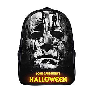 Fashion 16 Inch Backpack Halloween Michael Myers Rucksack Daypack Backpacks Bookbag Bag Daypack for Boys Girls