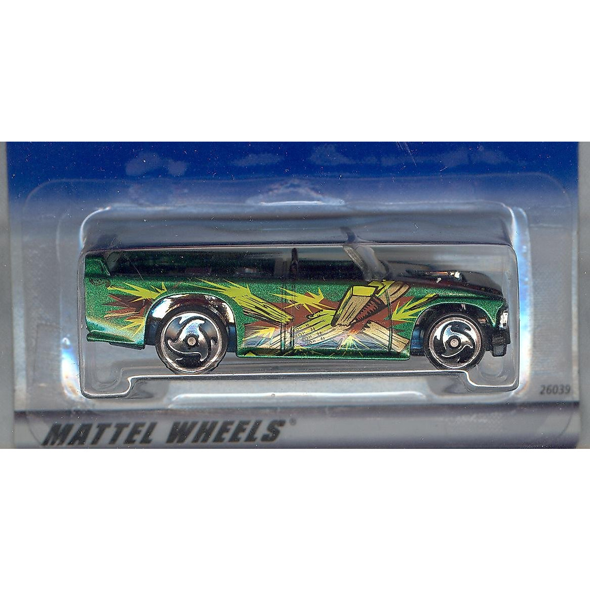 Hot Wheels 2000 036 kung fu series 4 of 4 green MINI TRUCK 1:64 Scale Die-cast Collectible Car