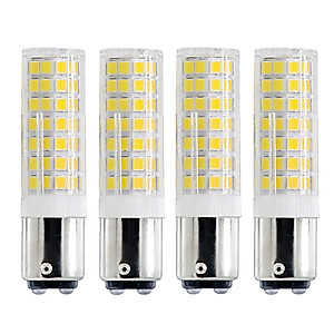G MGY OLED BA15D LED Bulb, Dimmable BA15D LED Light Bulb, 60W Halogen Bulb Equivalent, 6W, AC120V, Double Contact Bayonet Base (White6000K, 4) …
