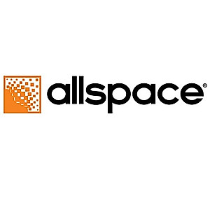 Allspace Grey Metal Storage Locker, Slim Organizer Steel Cabinet, Lockable 3 Doors, 39" Height, Stackable for Home, Office, Gym, Kids Room 450112ET, Black