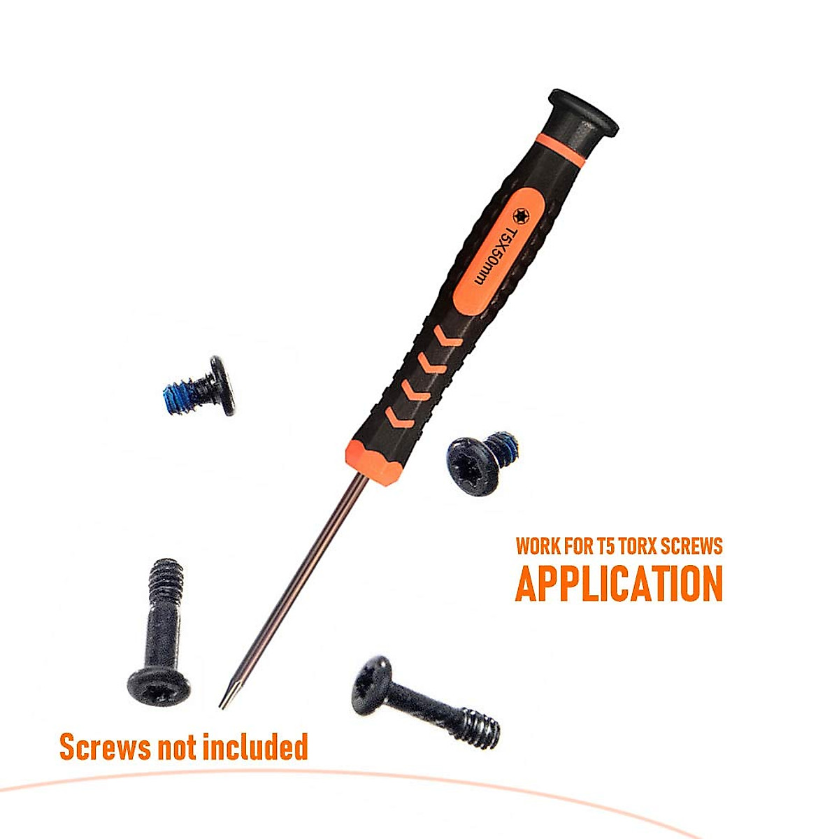 TECKMAN T5 Torx Screwdriver, 6-pointed Precision Screwdriver for Laptop and Macbook Air Battery Disassembly and Hard Disk Replacement