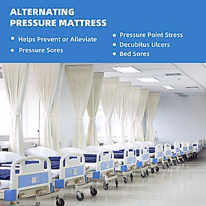 FITCONN Alternating Air Pressure Mattress, 33.5 Inch, Washable, Quiet Pump, Ideal for Bed Sores