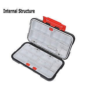 FASPLORE Fishing Tackle Box Floating Storage Box Waterproof Portable Tackle Box.