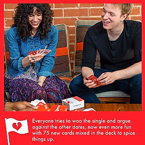 Skybound Entertainment Red Flags Expansion 1: New Deck for The Card Game of Terrible Dates, 75 Cards, 3-10 Players, Ages 17+