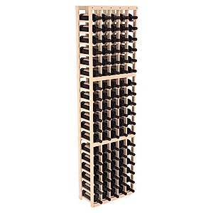 Wine Racks America InstaCellar Wine Rack Kit - Durable and Expandable Wine Storage System, Pine Unstained - Holds 90 Bottles
