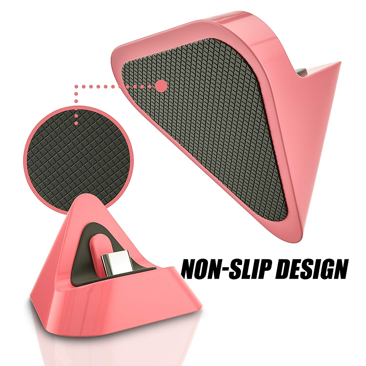 Charging Dock for Nintendo Switch lite, Docking Station for Nintendo Switch lite - Coral