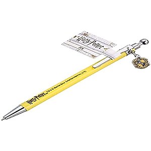 Carat Shop Harry Potter Hufflepuff Crest Pen - HPP024, yellow