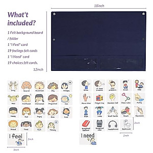 CHEFAN Feelings Chart, Autism Visual Behavior Management, Preschool Teacher Supplies, Daycare Essentials, Social Emotional Learning Activities, Calm Down Corner Classroom Supplies