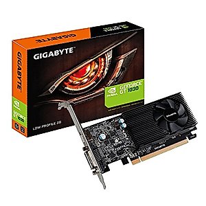 Gigabyte GeForce GT 1030 Low Profile D4 2GB Graphics Card GV-N1030D4-2GL