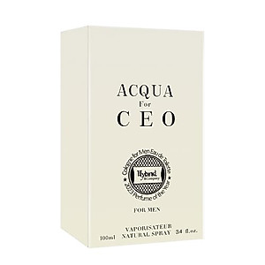 Hybrid & Company Acqua for Ceo Men’s Classic Scent Spray Eau De Perfume Toilette 100 ML