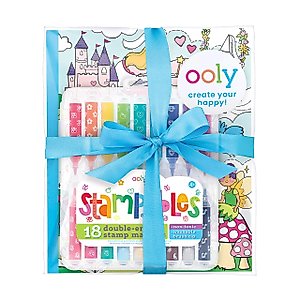Ooly, Princesses and Fairies, Stampables Coloring Pack, Frameable Size
