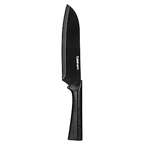 Cuisinart C55-12PMB Advantage 12 Piece Metallic Knife Set With Blade Guards, Black