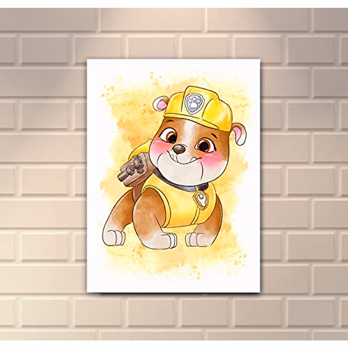 OzWood Crafts- Paw Patrol Wall Decor Poster Prints, Set of 6 FRAMELESS (8''x10''), Paw Patrol room decor for boys, Paw Set of 6 (8inchx10inch)