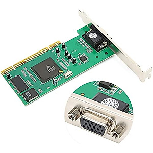 KUJOBUY 8MB Graphics Card VGA PCI 32Bit for Server Industrial Computer Multi-Display for ATI Rage XL 32 Bit PCI VGA Video Card PCI-X Interface Universal Video Card for Desktop Computers