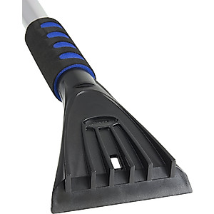 SubZero 80037 60" Quick Lock Pivoting Head Snowbroom with Integrated Squeegee and Ice Scraper , Black