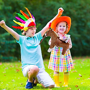 HollyHOME Horse Stuffed Animal Cute Pony Plush Pretend Play Horse Toys for Girls and Horse Lovers 11 inches Brown