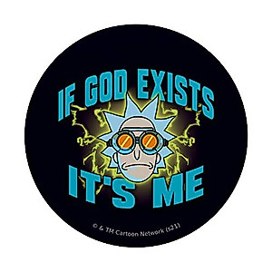 Rick and Morty If God Exists PopSockets Swappable PopGrip
